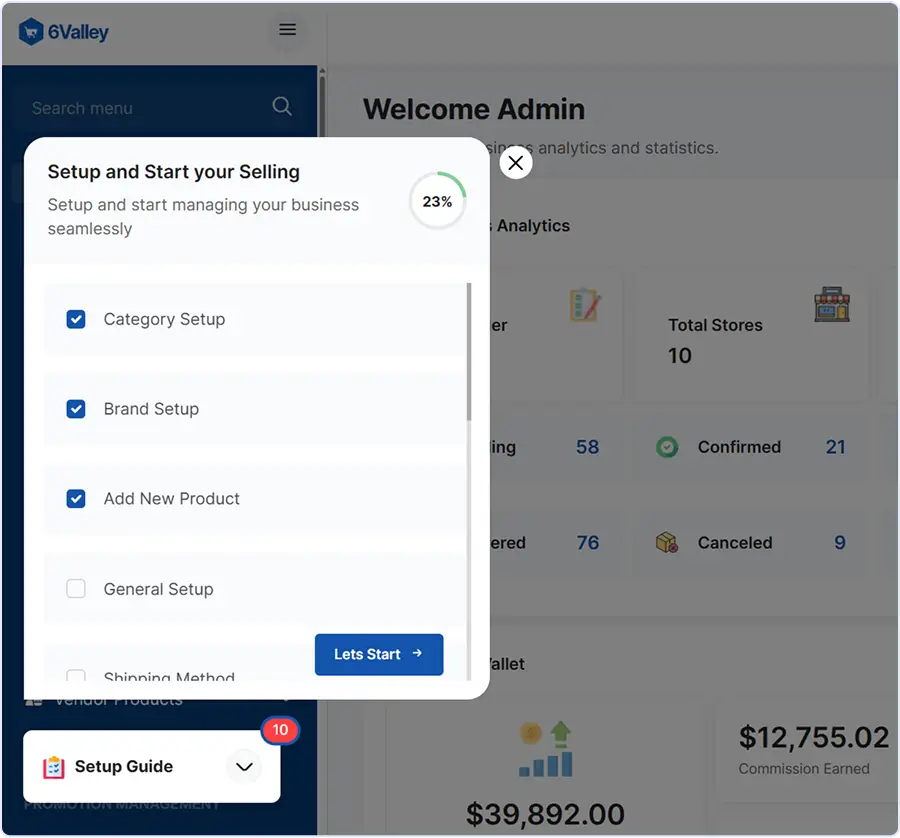 6Valley V15.2: Setup Guideline, Dynamic Backgrounds & Logo